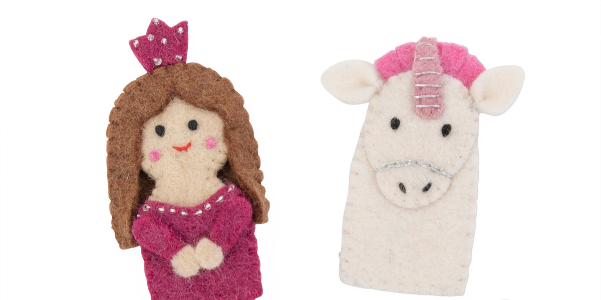 Fairytale finger puppets – Dovetail Boutique NZ