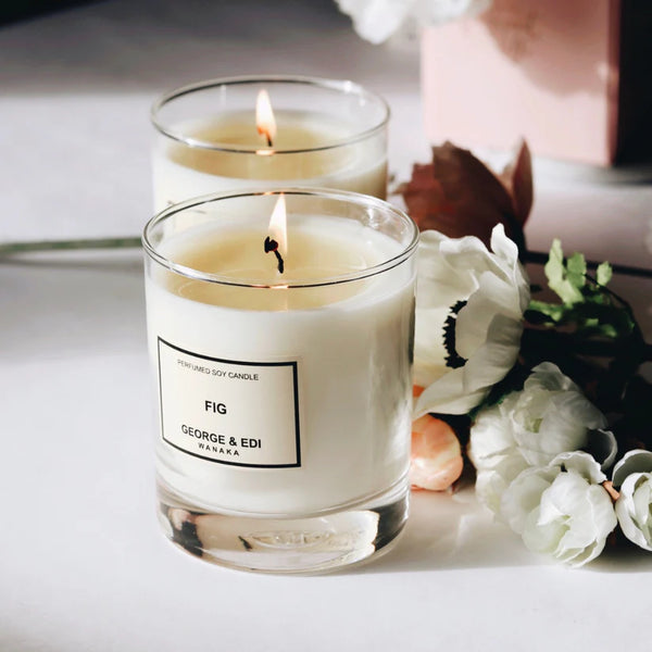 Fig Candle Standard size - George and Edi Range – Dovetail Boutique NZ