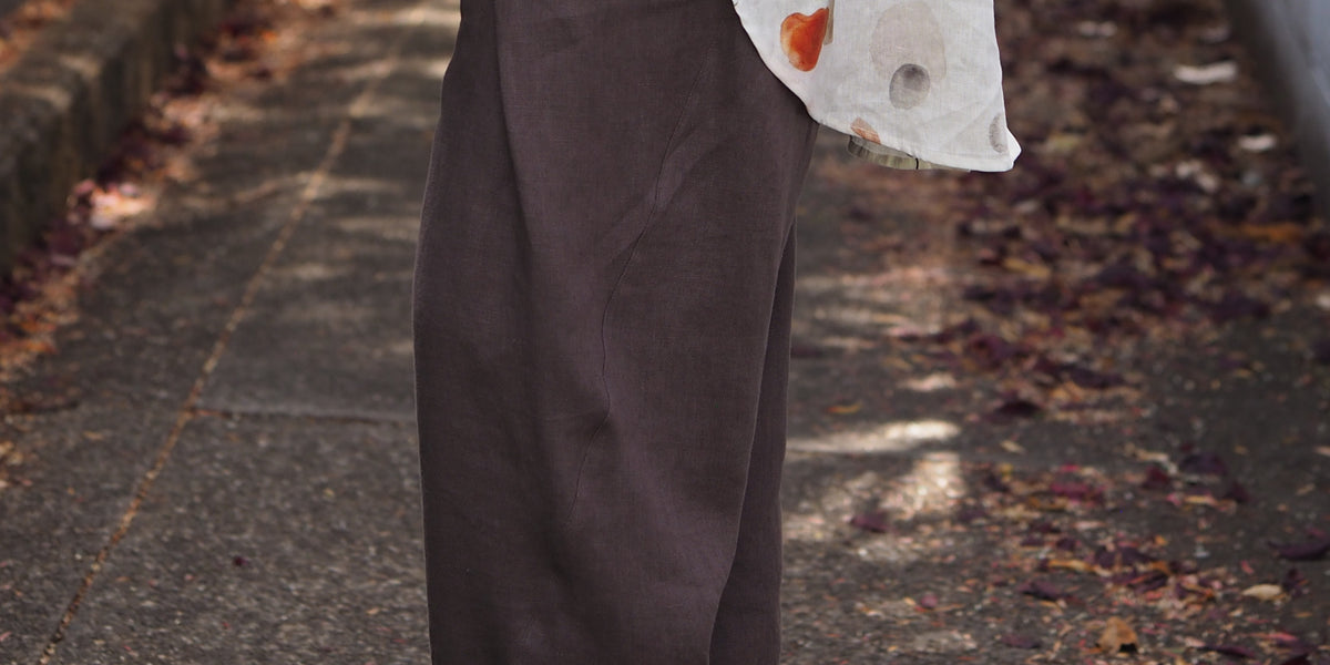 Sintra Blouse - Cream Paint Print – Dovetail Boutique NZ