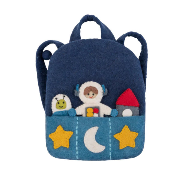 Astronaut Finger Puppet Backpack – Dovetail Boutique NZ
