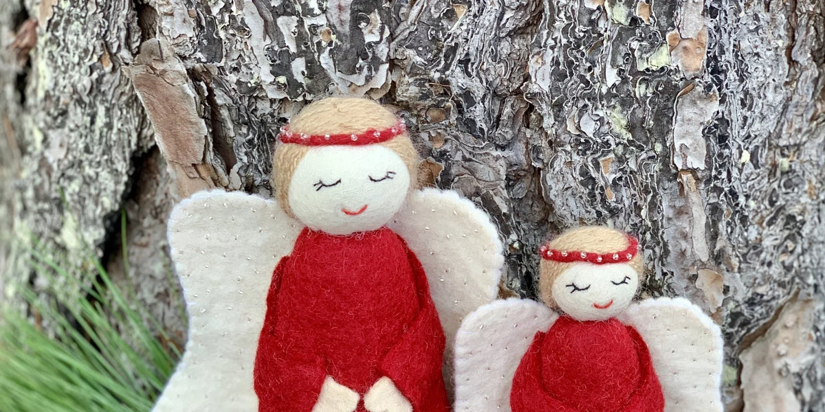 Pashom Christmas Angel Family - Red – Dovetail Boutique NZ