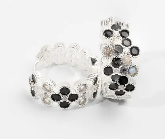 Reba Earrings Silver – Dovetail Boutique NZ